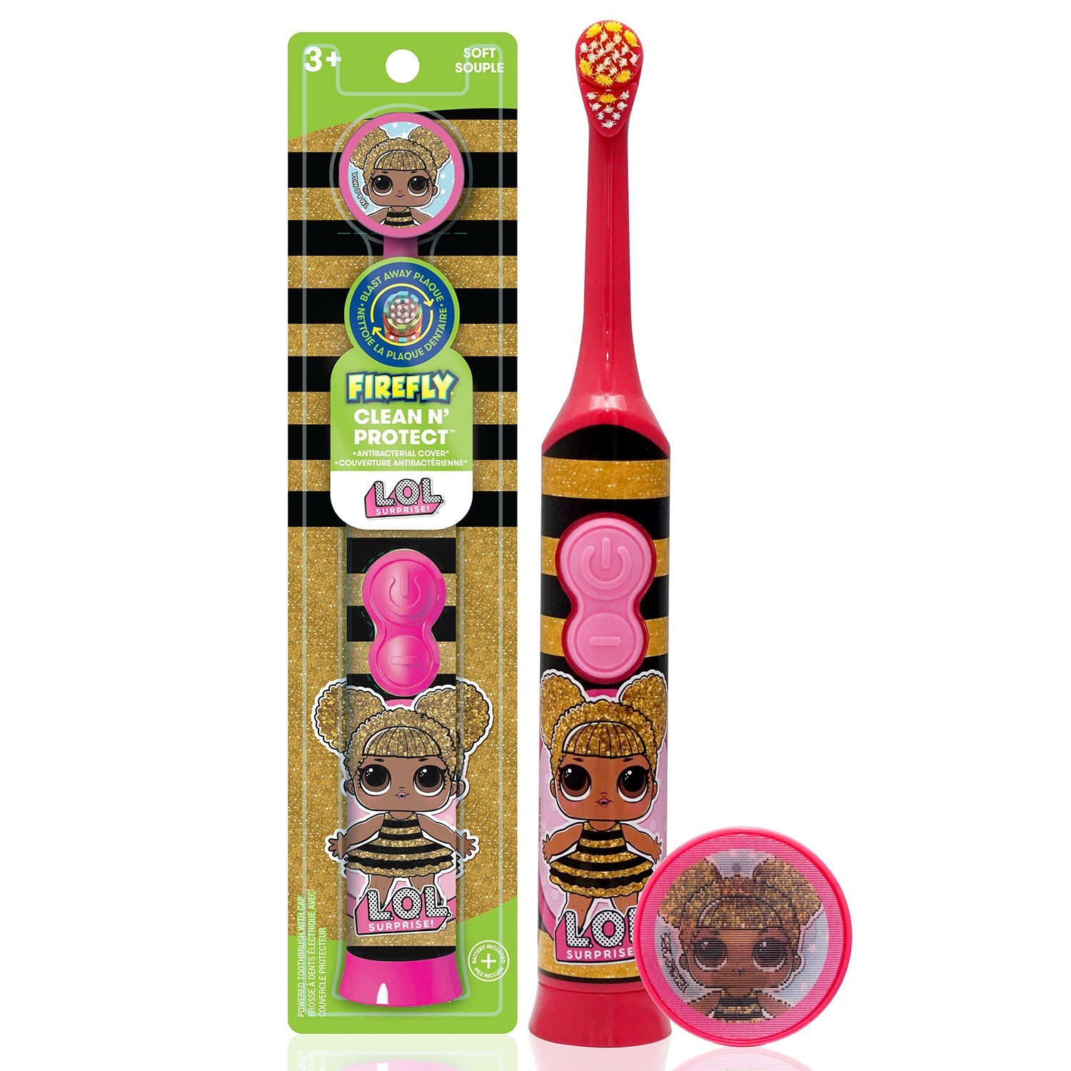 Firefly Clean N' Protect L.O.L. SURPRISE! Battery Powered Toothbrush W