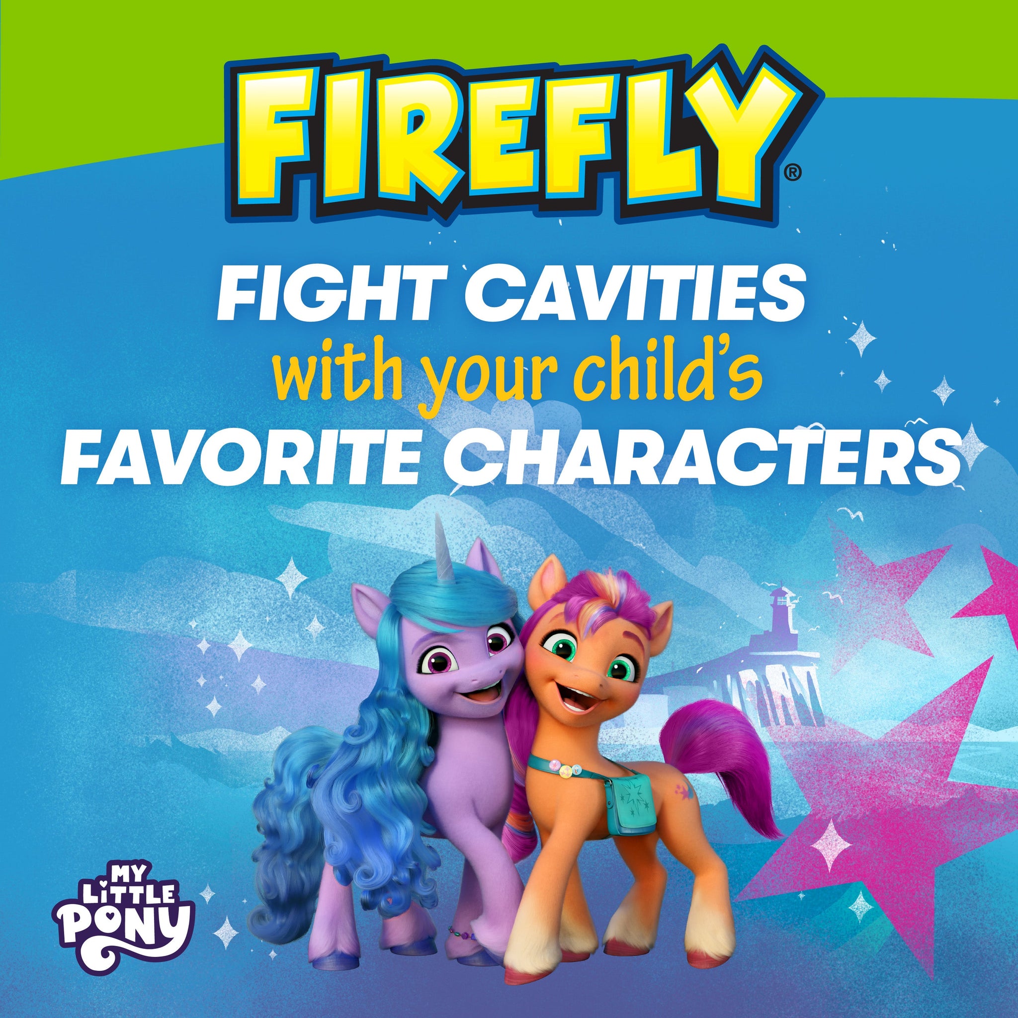 Firefly Clean N' Protect My Little Pony Battery Powered Toothbrush wit
